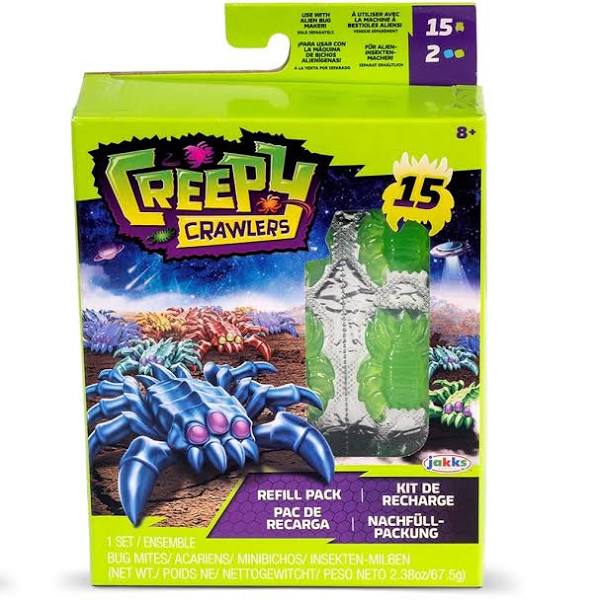 Creepy Crawlers Gooey Bug Refill Pack - Green & Blue By Jakks – Fun Box ...