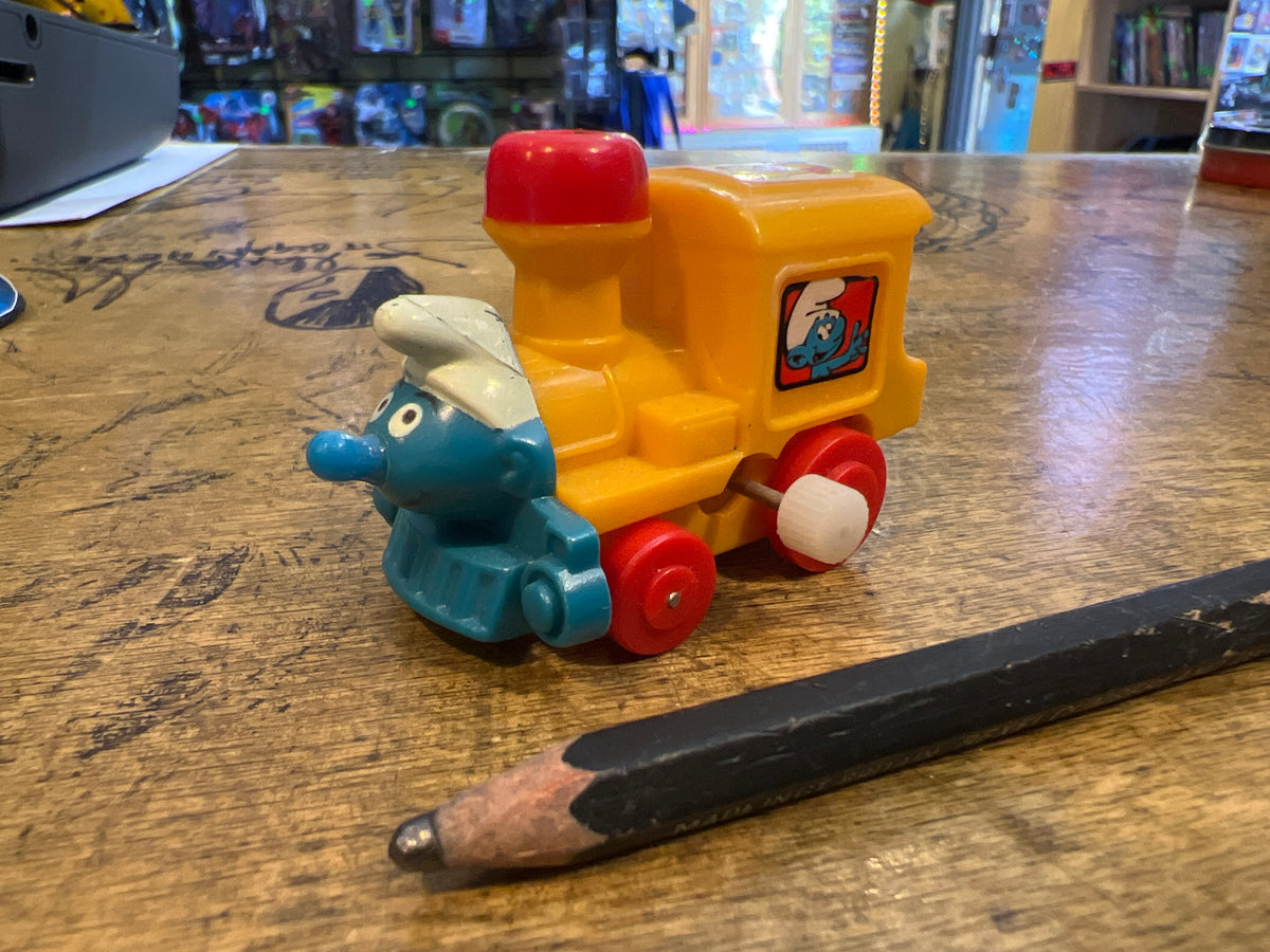 Smurfs : 1982 Vintage Smurfs WInd-Up Train Set (Train only / Working ...