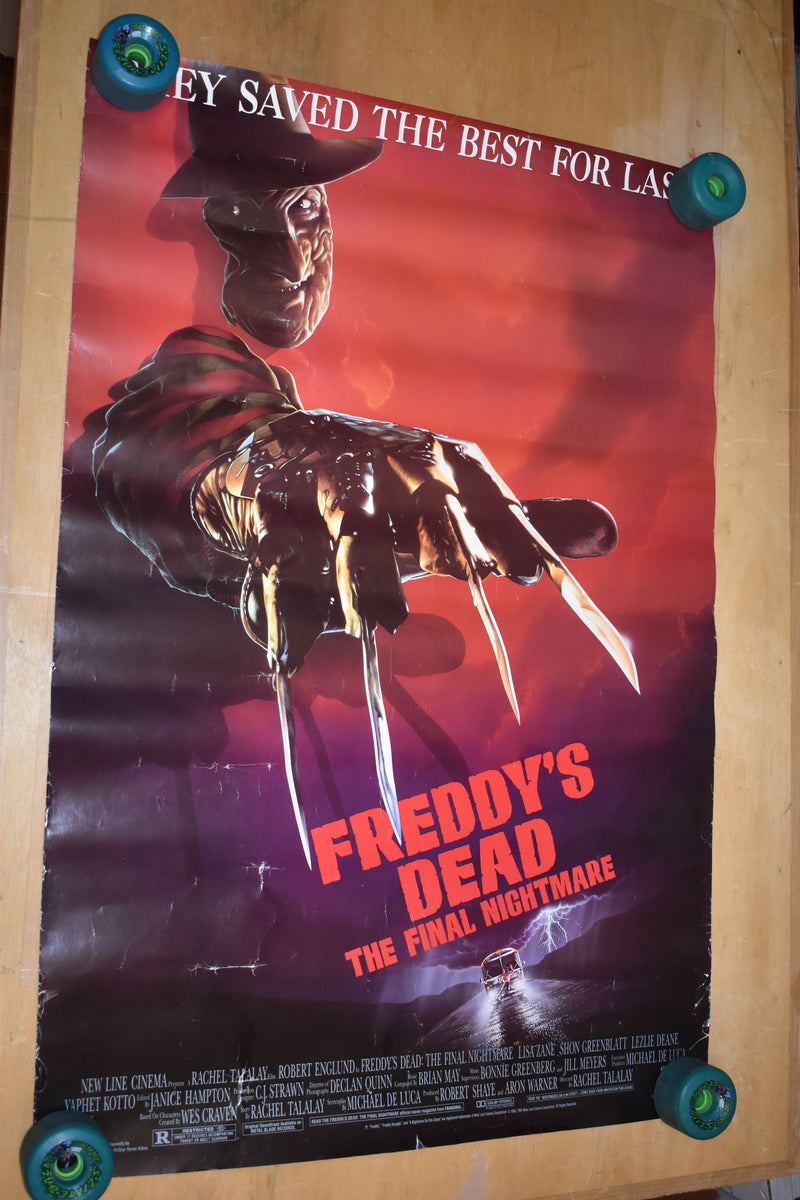 Nightmare on Elm Street : Freddy's Dead Theatrical Poster (Rolled, Hea ...