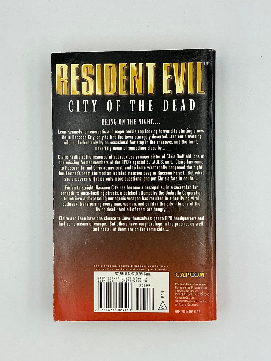 Resident Evil : City of the Dead S.D. Perry (Novelization of Resident ...