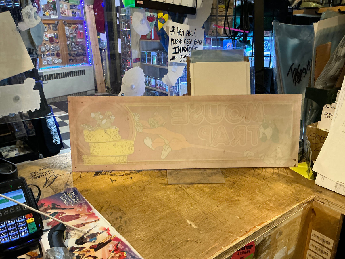 Mouse Trap : Vintage Arcade Marquee Original – Fun Box Monster Emporium