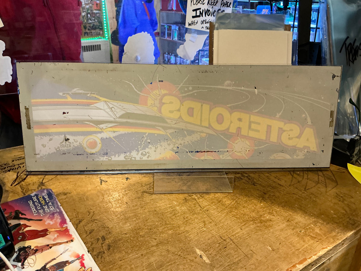Asteroids : Vintage Arcade Marquee Original – Fun Box Monster Emporium