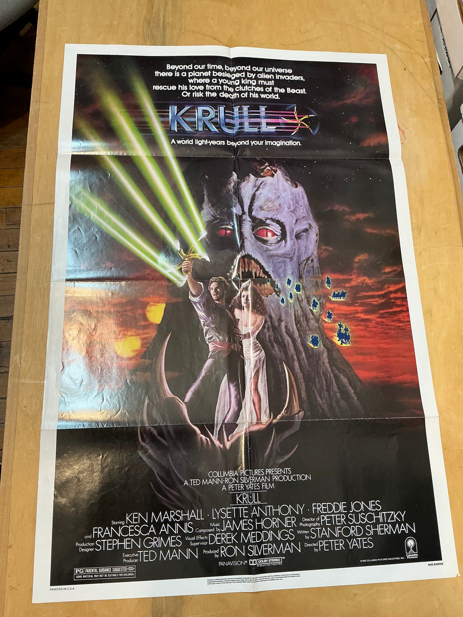 Krull : Original One-Sheet Poster Folded – Fun Box Monster Emporium