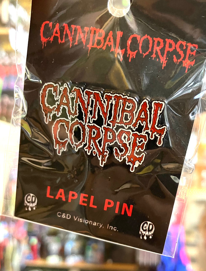 Enamel Pin: Cannibal Corpse Logo – Fun Box Monster Emporium