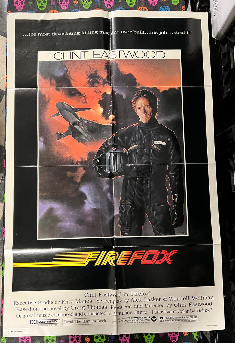 FIREFOX Vintage Movie Poster One-Sheet (Folded) – Fun Box Monster Emporium