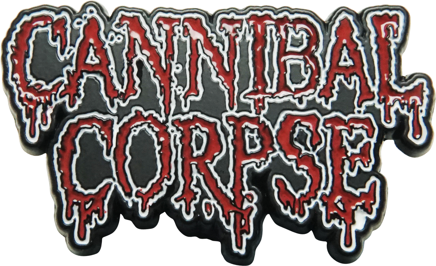 Enamel Pin - Cannibal Corpse - Bloody Red Logo – Fun Box Monster Emporium