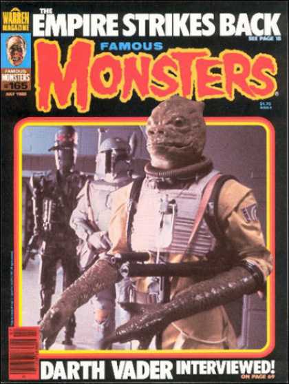 FAMOUS MONSTERS OF FILMLAND #165 Star Wars Bossk Cover – Fun Box ...