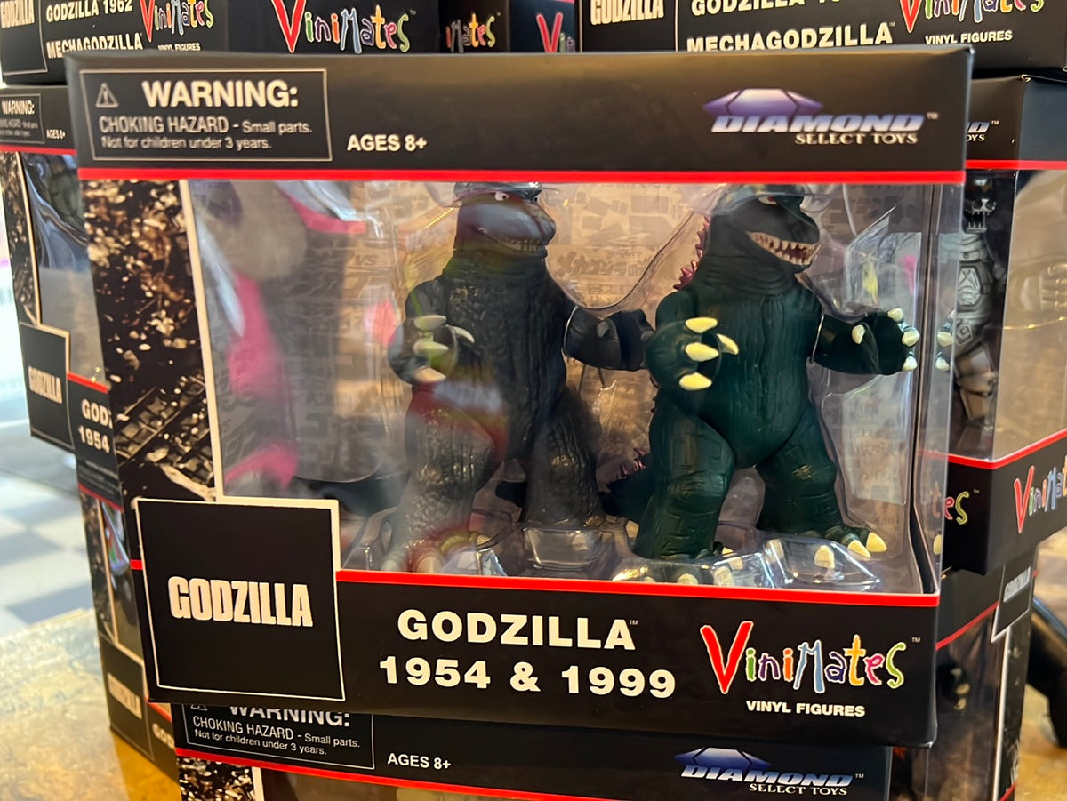 Godzilla Vinimates Godzilla (1954) & Godzilla (1999) Two-Pack MIB – Fun ...